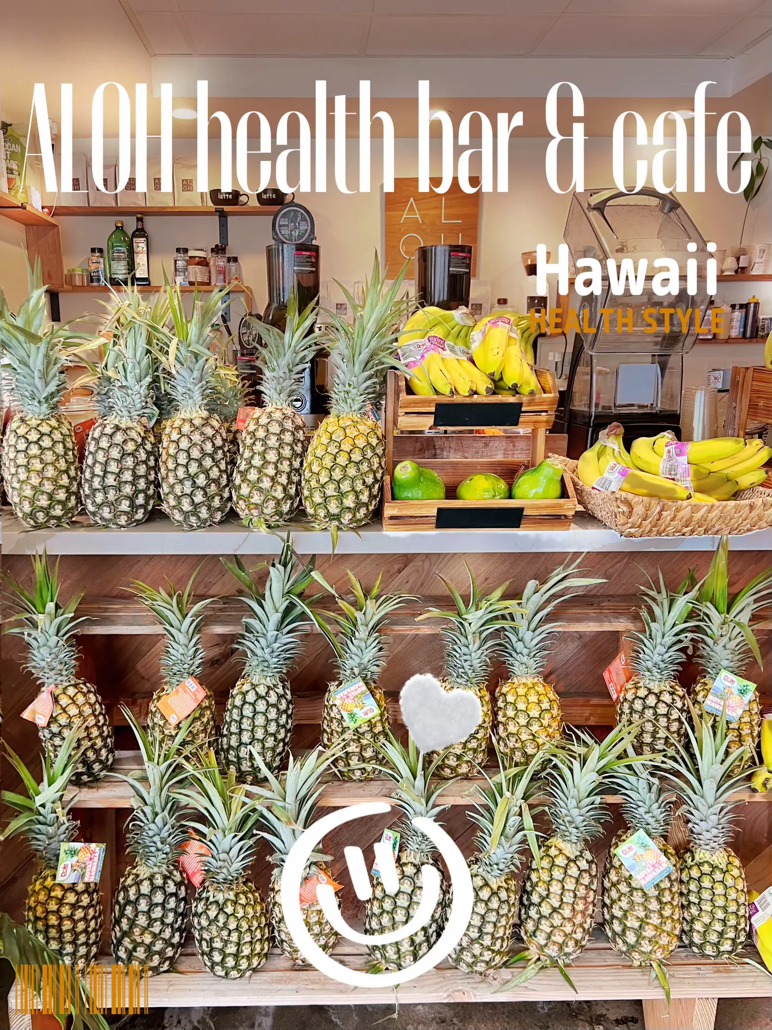 【ハワイ】ALOH health bar & cafe オシャレでカワイイ店内で絶品アサイーボウル | merufeeが投稿したフォトブック ...