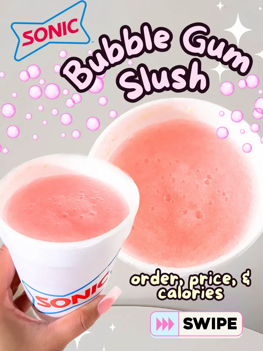 Bubble Gum Slush from Sonic! 🍧🌞 | Gallery posted by Fawn Siri | Lemon8