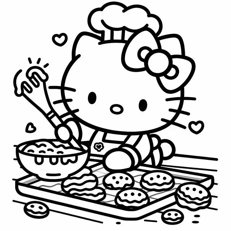 Coloring pages of hello kitty | Gallery posted by Grandma | Lemon8