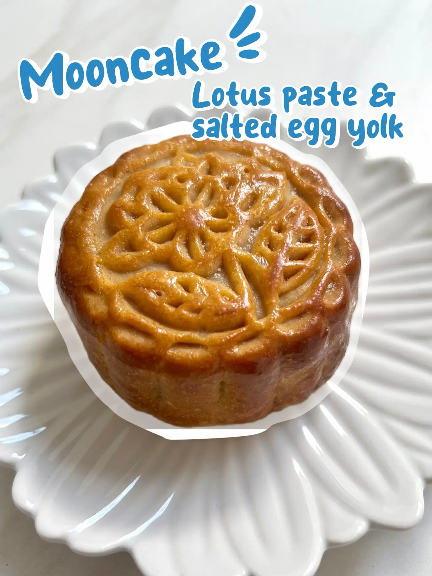 Lotus paste & salted egg yolk “Mooncakes” 🥮🌕🏮🐇😋 | Gallery posted by ...