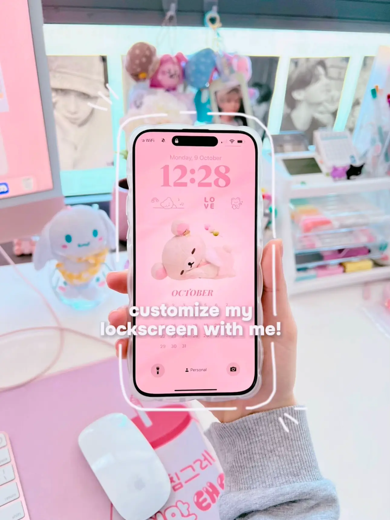 🎀How I customize my iphone lockscreen | Gallery posted by peachiesuga ...