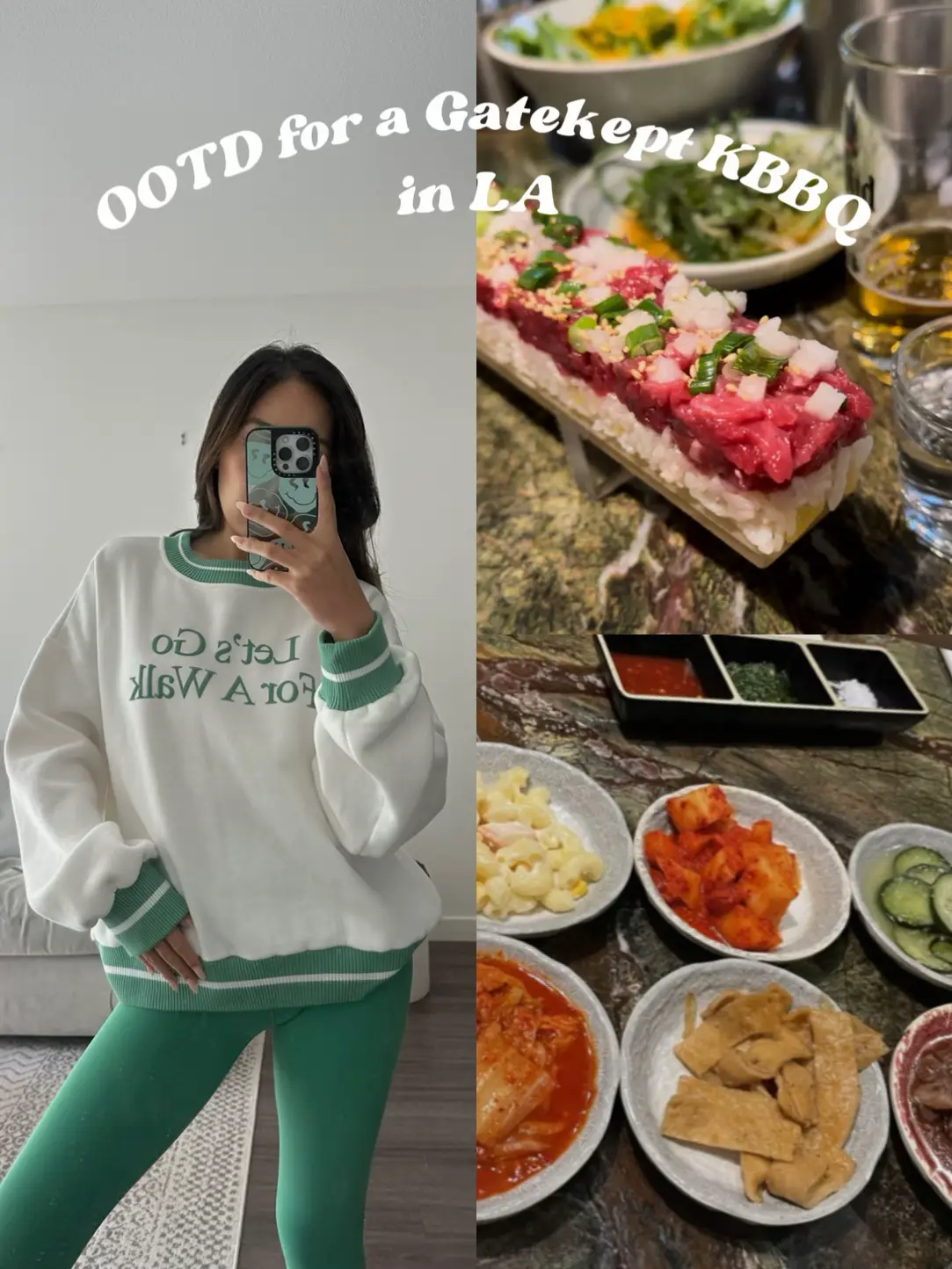 OOTD for a Gatekept KBBQin LA | แกลเลอรีที่โพสต์โดย Vera | Lemon8