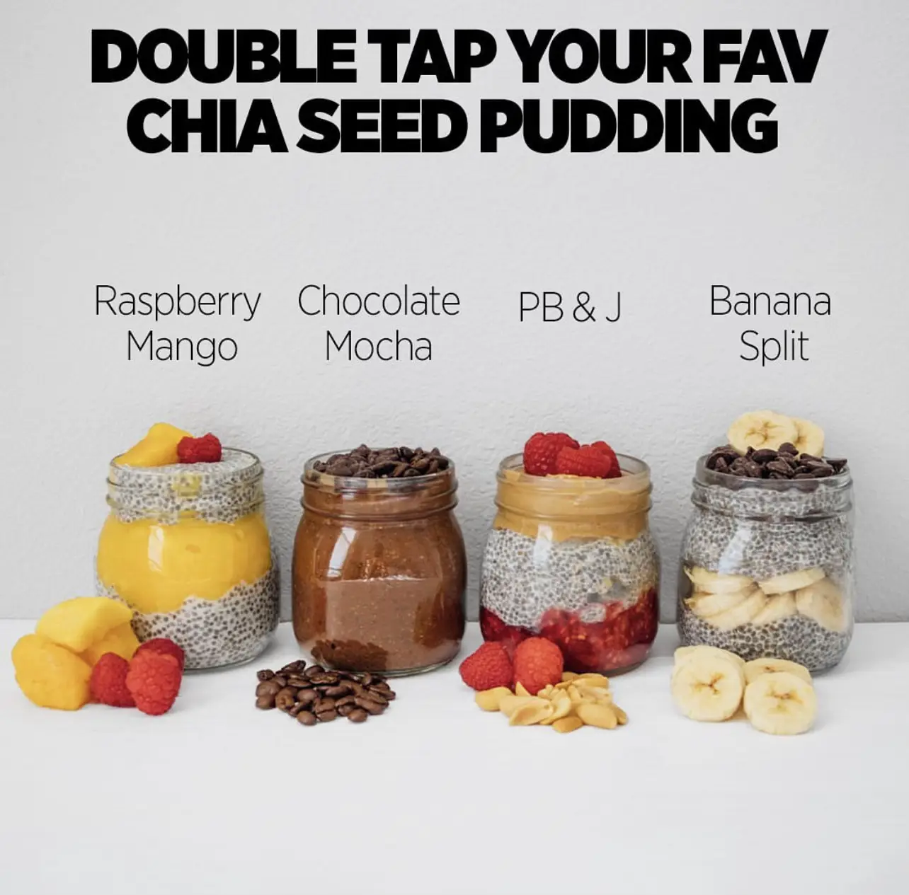 Chia seed pudding 4 ways! | Gallery posted by BalancedLife | Lemon8