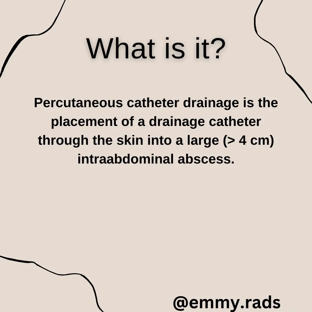 How to drain an intraabdominal abscess 🦠💉 | Gallery posted by Em ...