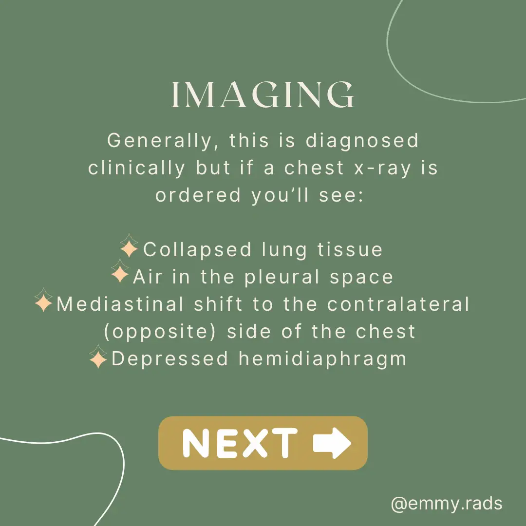 Tension Pneumothorax! 🚨🩻 | Gallery posted by Em Barnard, MD | Lemon8