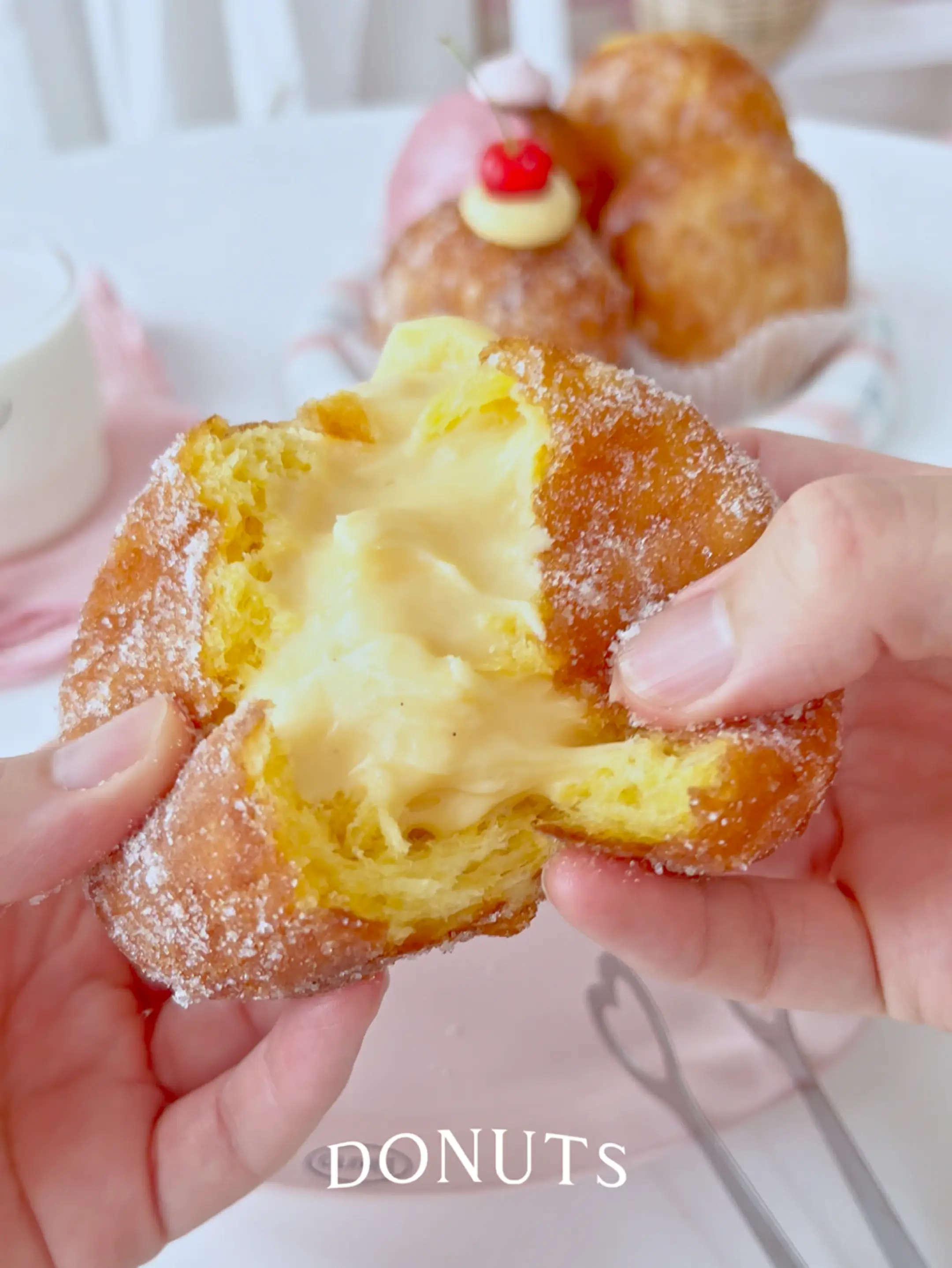 しっとり柔らか生ドーナツのレシピ🍩 | nozomi🎂スイーツレシピの投稿動画 | Lemon8