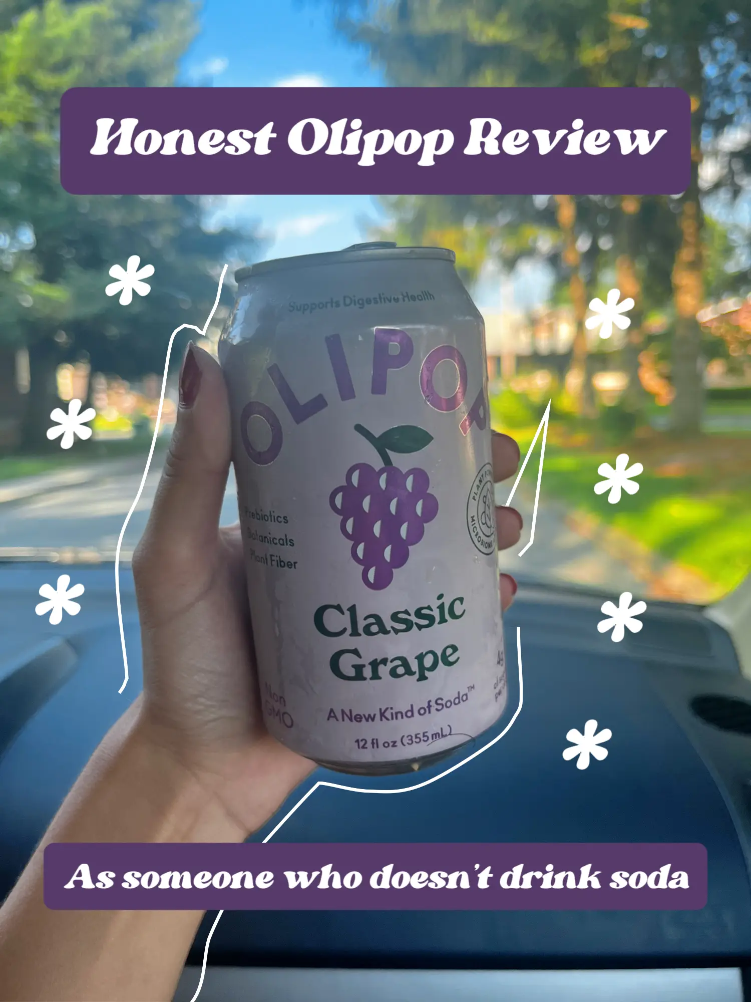 Classic Grape Olipop Review | Gallery posted by GabbiGotcha | Lemon8