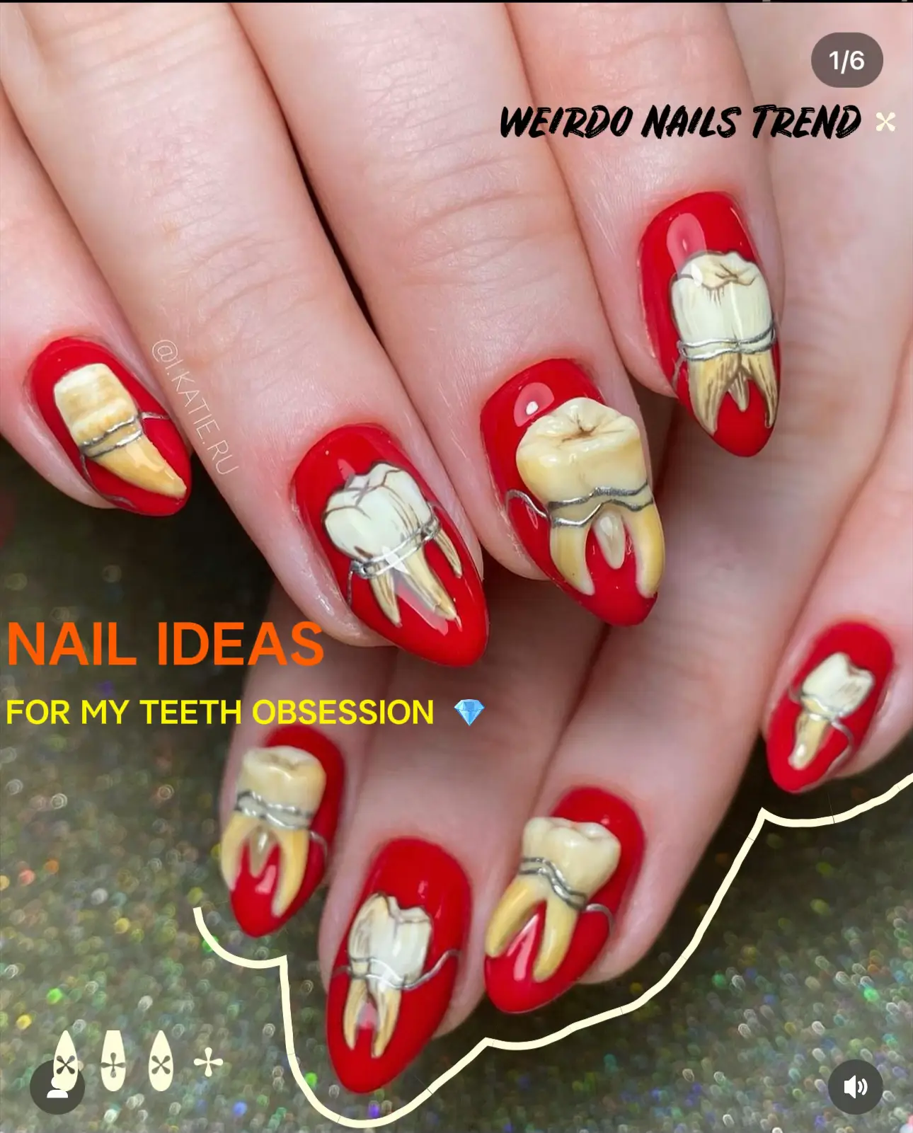 WEIRDO NAILS TREND | Gallery posted by Langston Hue | Lemon8