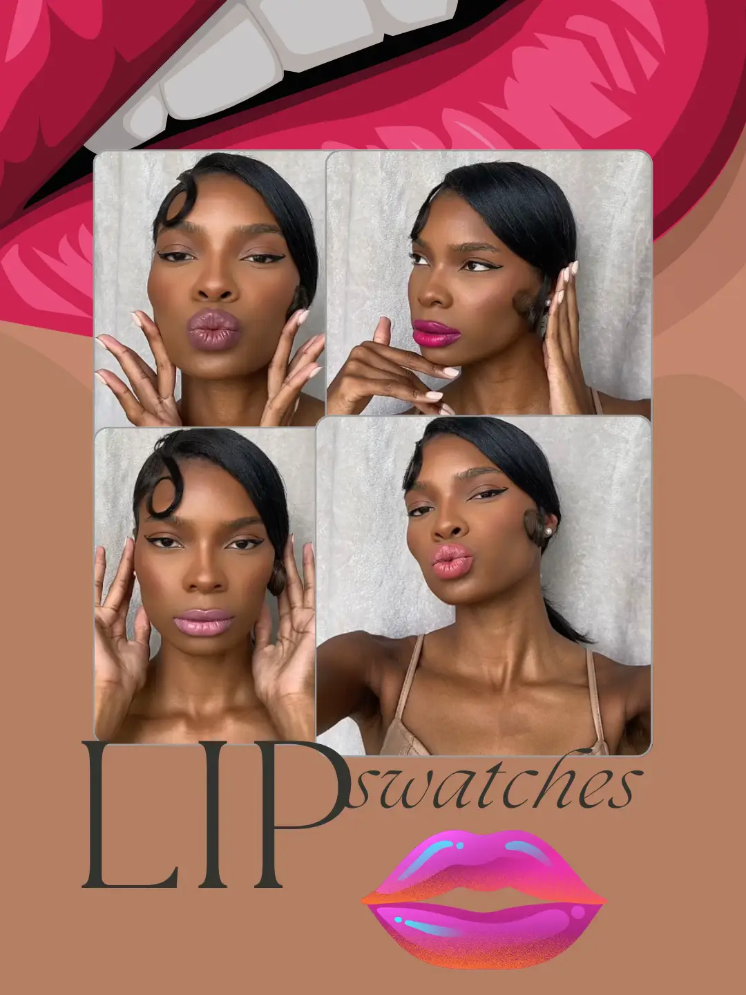 Urban Decay Lip Bond Swatches! | Video published by Momdeenx | Lemon8