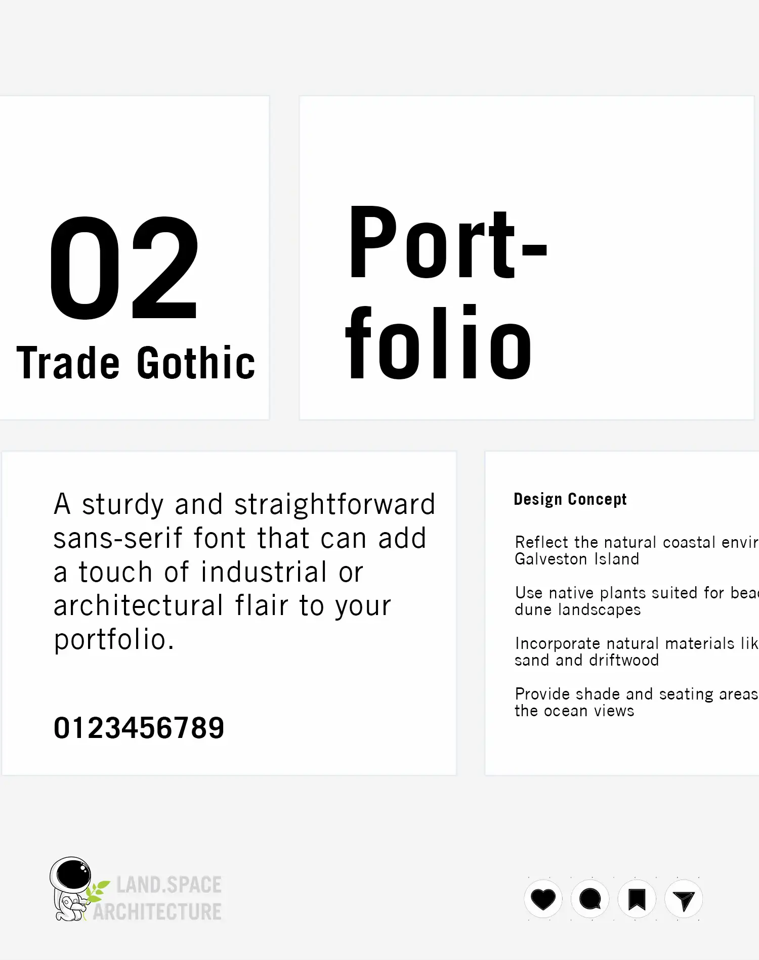 6 fonts for design portfolio | Gallery posted by LandSpace Arch | Lemon8