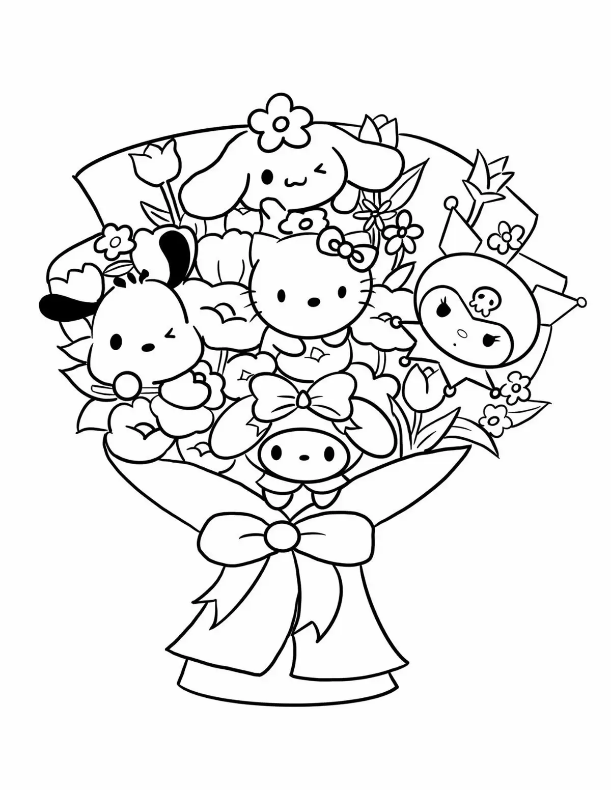 Sanrio coloring pages to print | Gallery posted by Sanrio lover🩷 | Lemon8