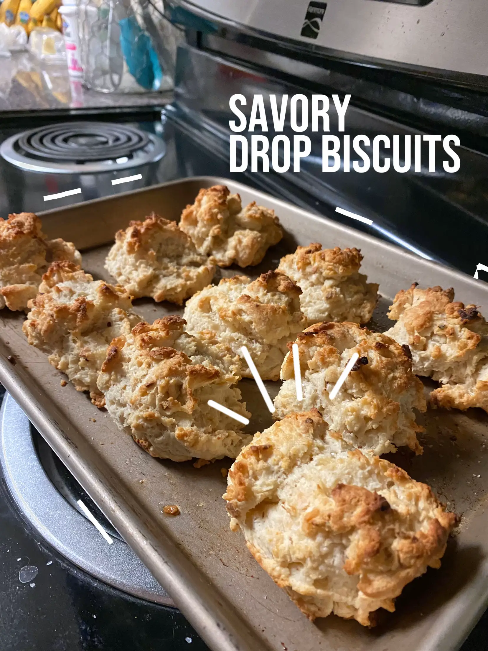 My first time making Drop Biscuits! | Gallery posted by Heather | Lemon8