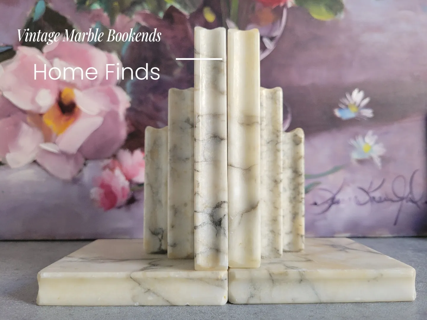 Vintage Marble Bookends | Gallery posted by Ali | Lemon8