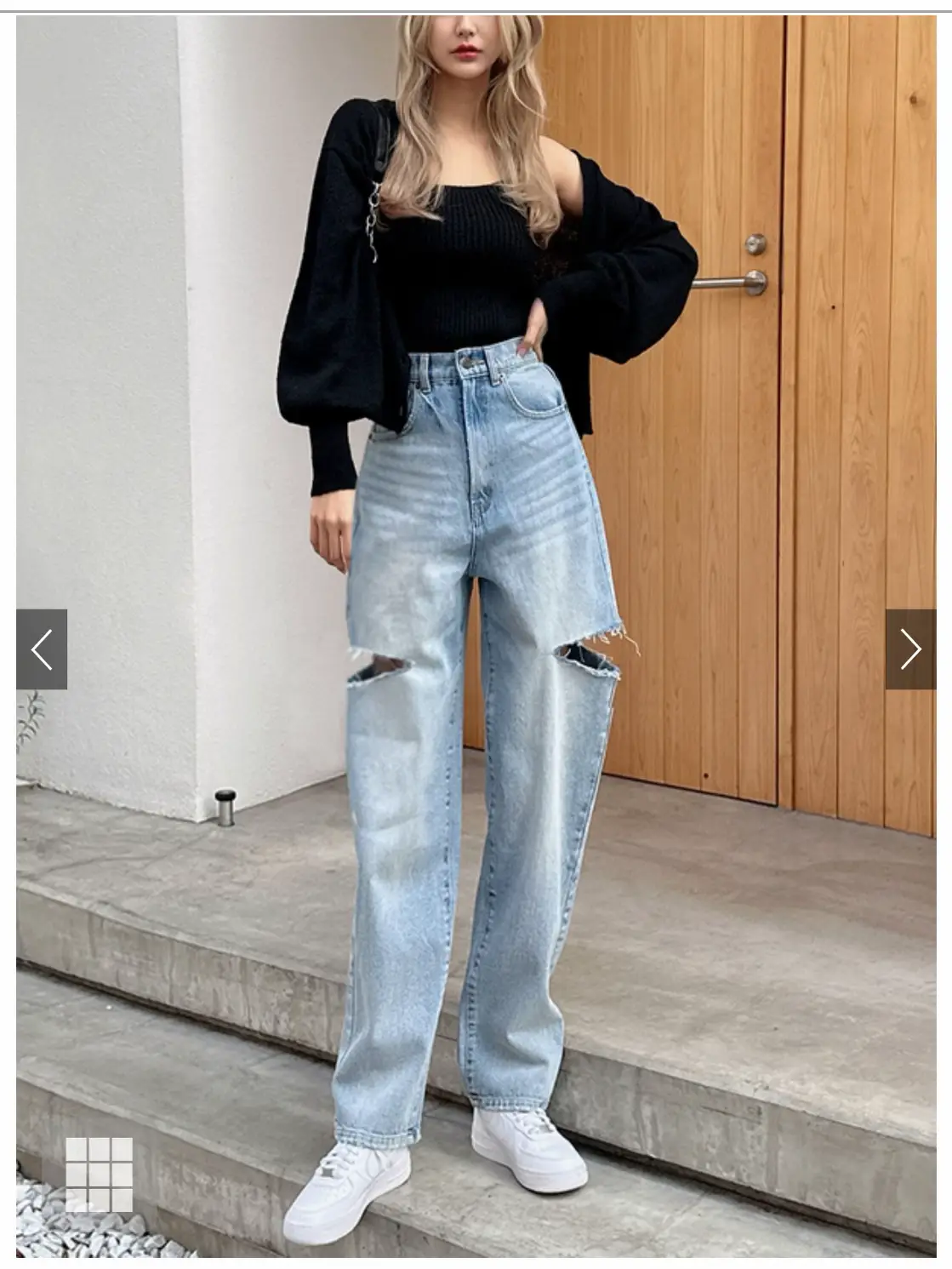 【GRLおすすめデニム 👖】骨格ウェーブ大優勝🏆 スリットデニムワイドパンツ[cu420] | ma" が投稿したフォトブック | Lemon8