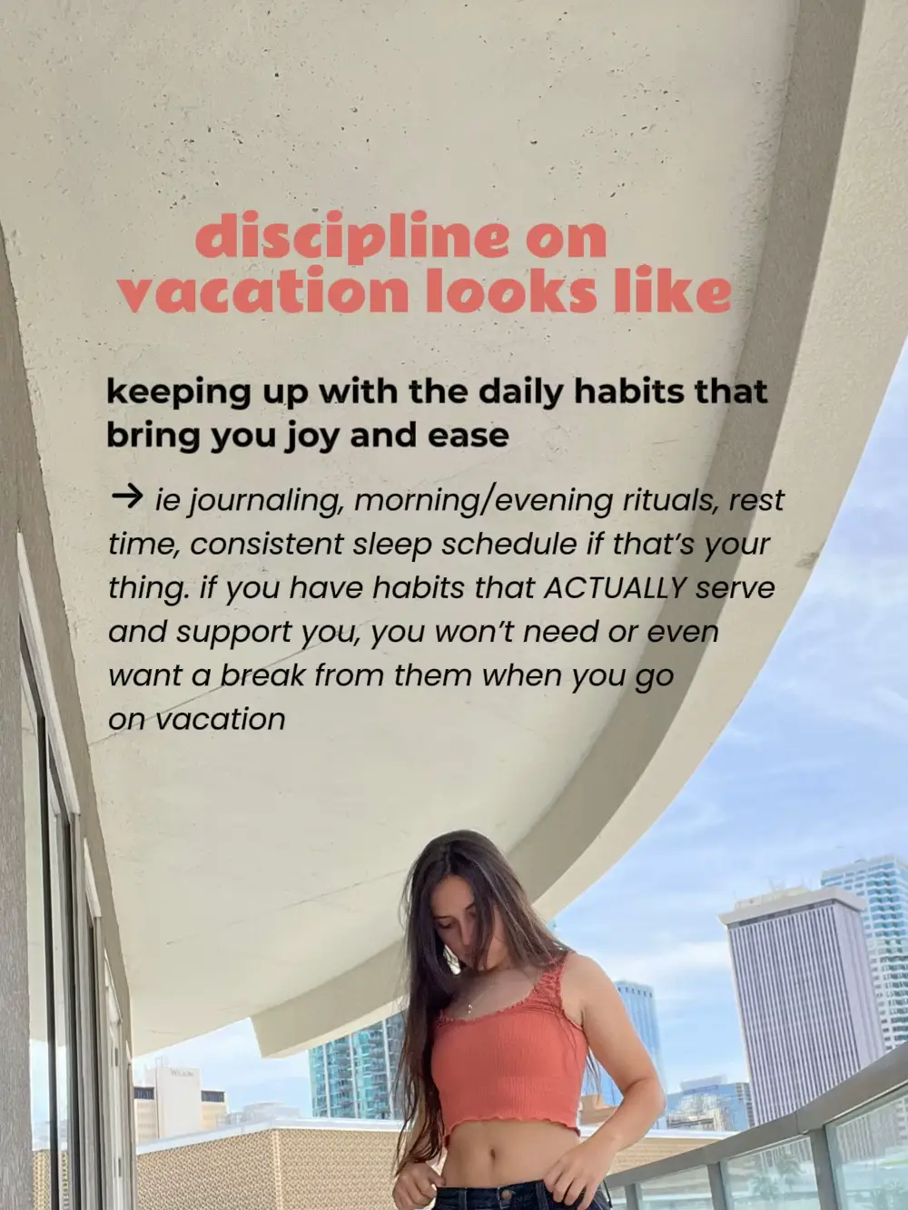 have a hard time keeping up w routines on vacay? 💅 | แกลเลอรีที่โพสต์โดย carley ̈ | Lemon8