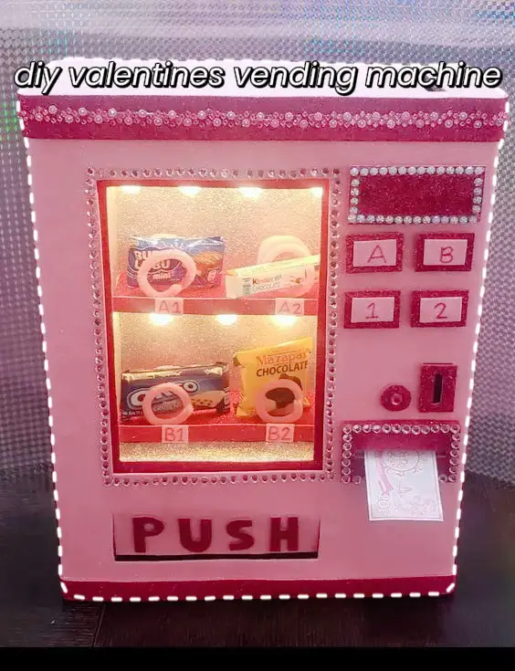 diy valentines vending machine | Gallery posted by galentines🎟️📮 | Lemon8
