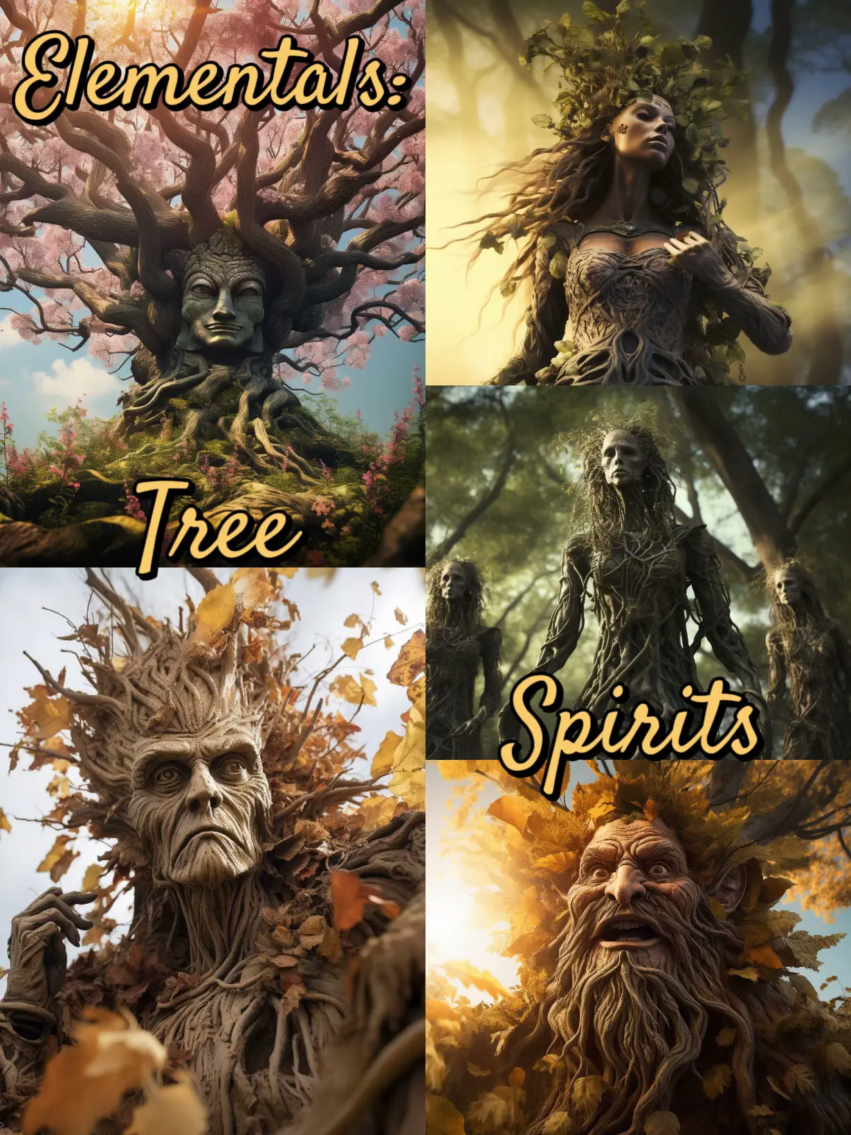 Elementals ~ Tree Spirits | Gallery posted by TheVioletWitch | Lemon8