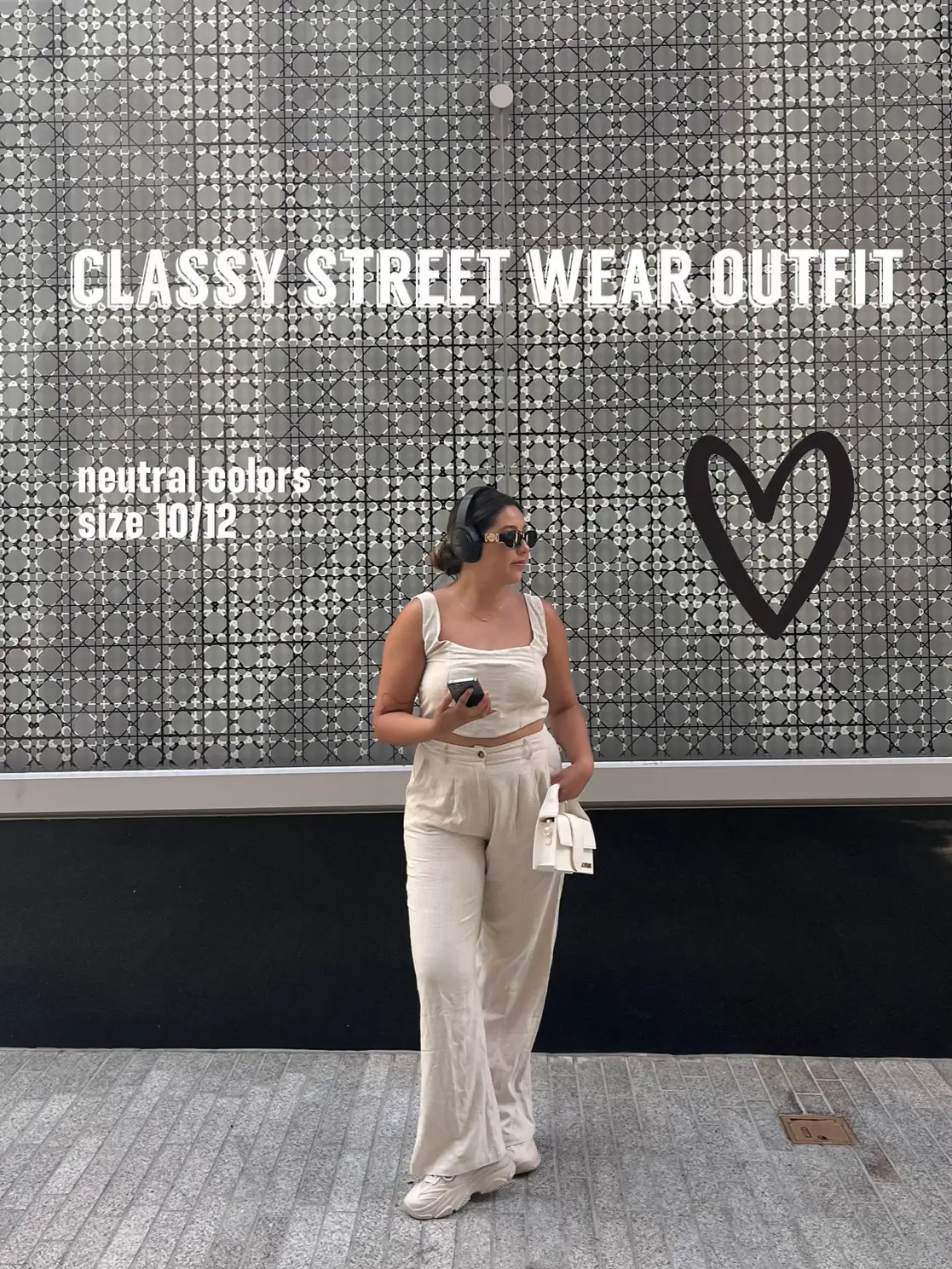 Classy Streetwear Outfit 🤍👟🌃 | Gallery posted by Emmyandmore | Lemon8