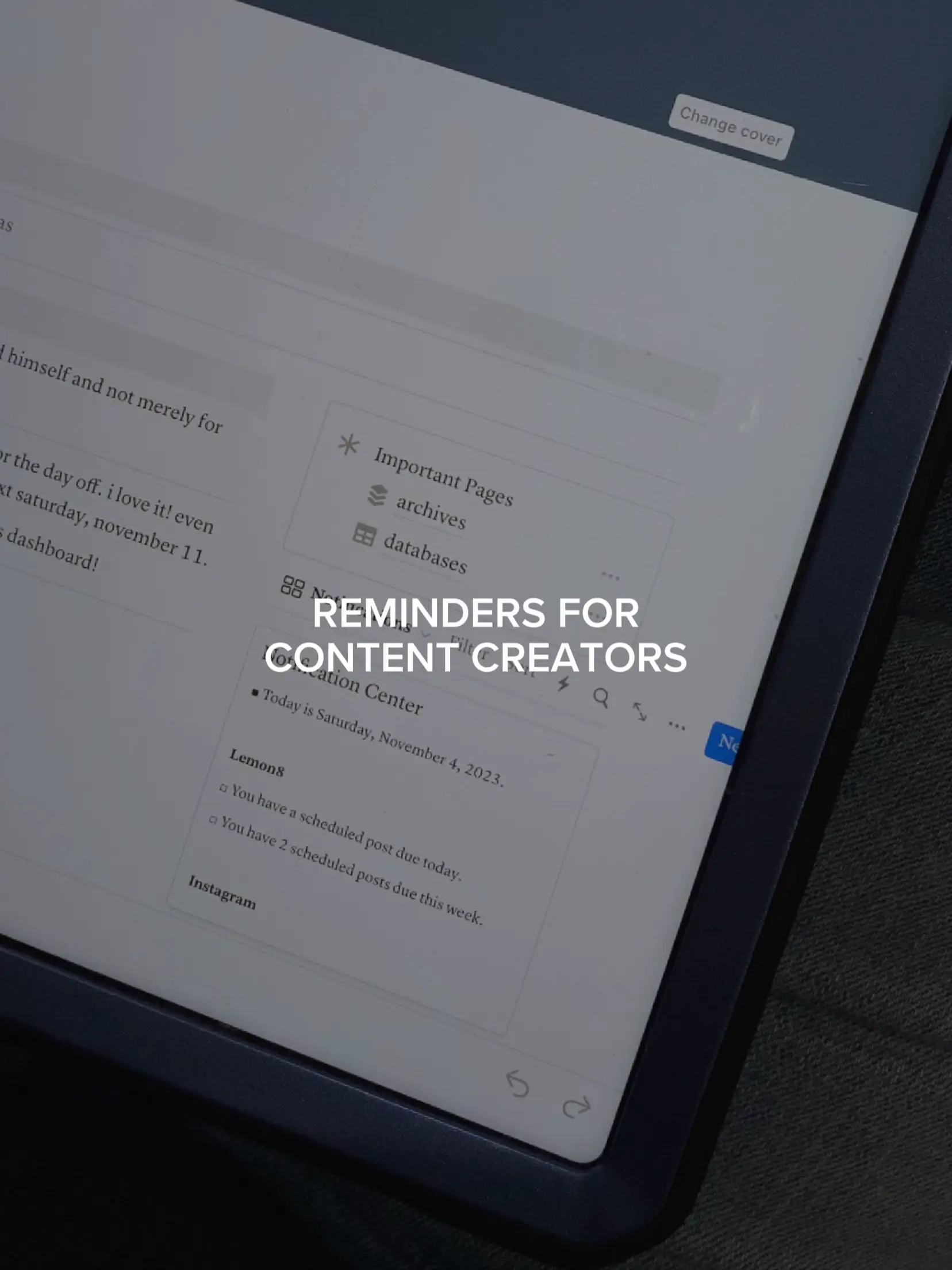 some encouragement for the content creators | Gallery posted by R Y E S ...