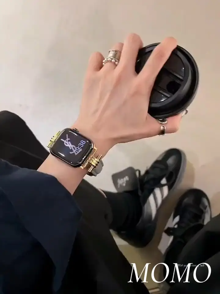 タンニンボタンapple watchバンド！ ！ | Momo Strapの投稿動画 | Lemon8