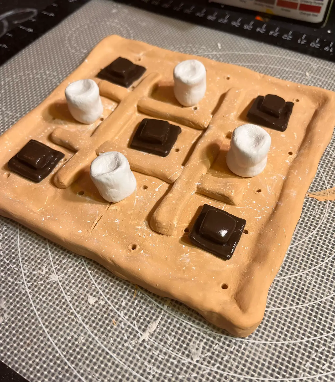 Made a S’mores themed Tic Tac Toe out of Clay🤪 | Gallery posted by ...