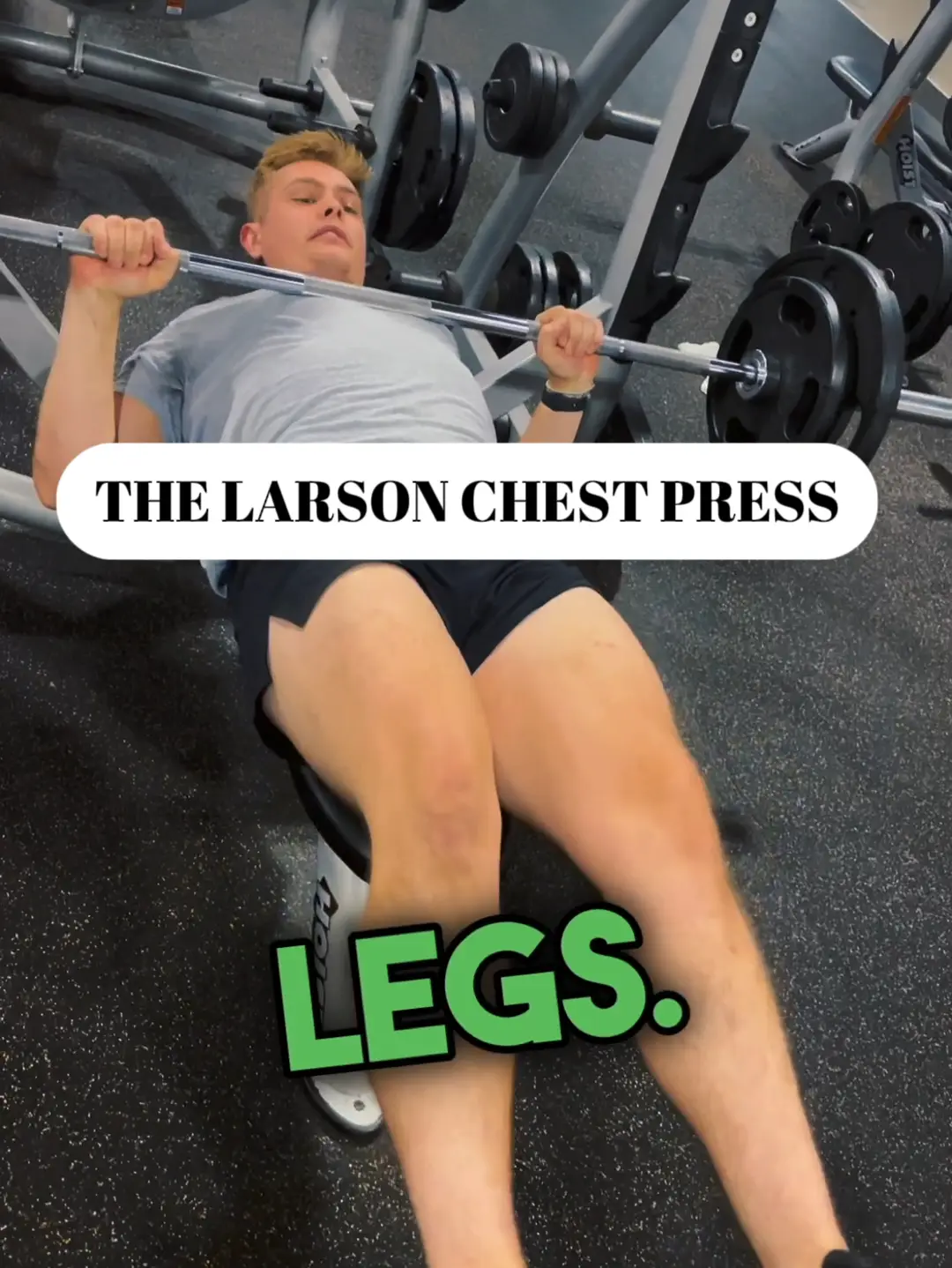 Larson Chest Press | วิดีโอที่เผยแพร่โดย Michael Labs | Lemon8