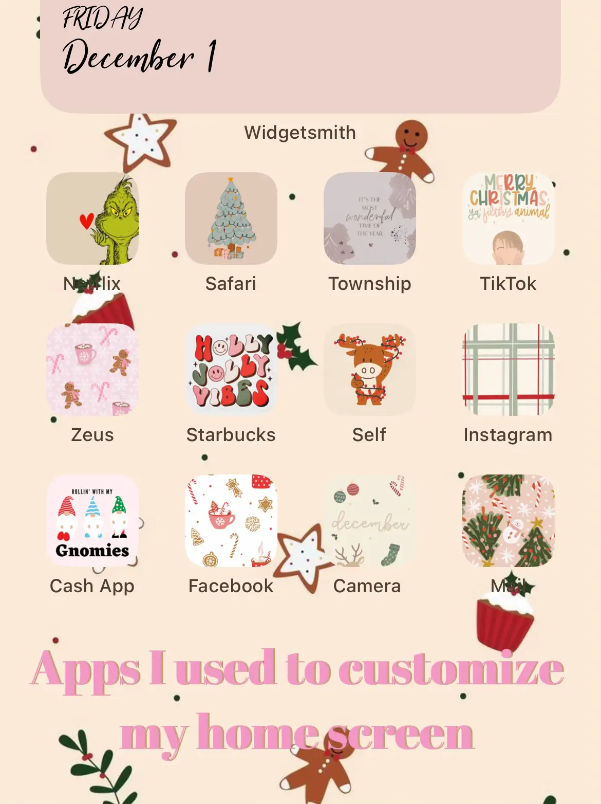 Apps I used to customize my home screen | Gallery posted by Chey not ...