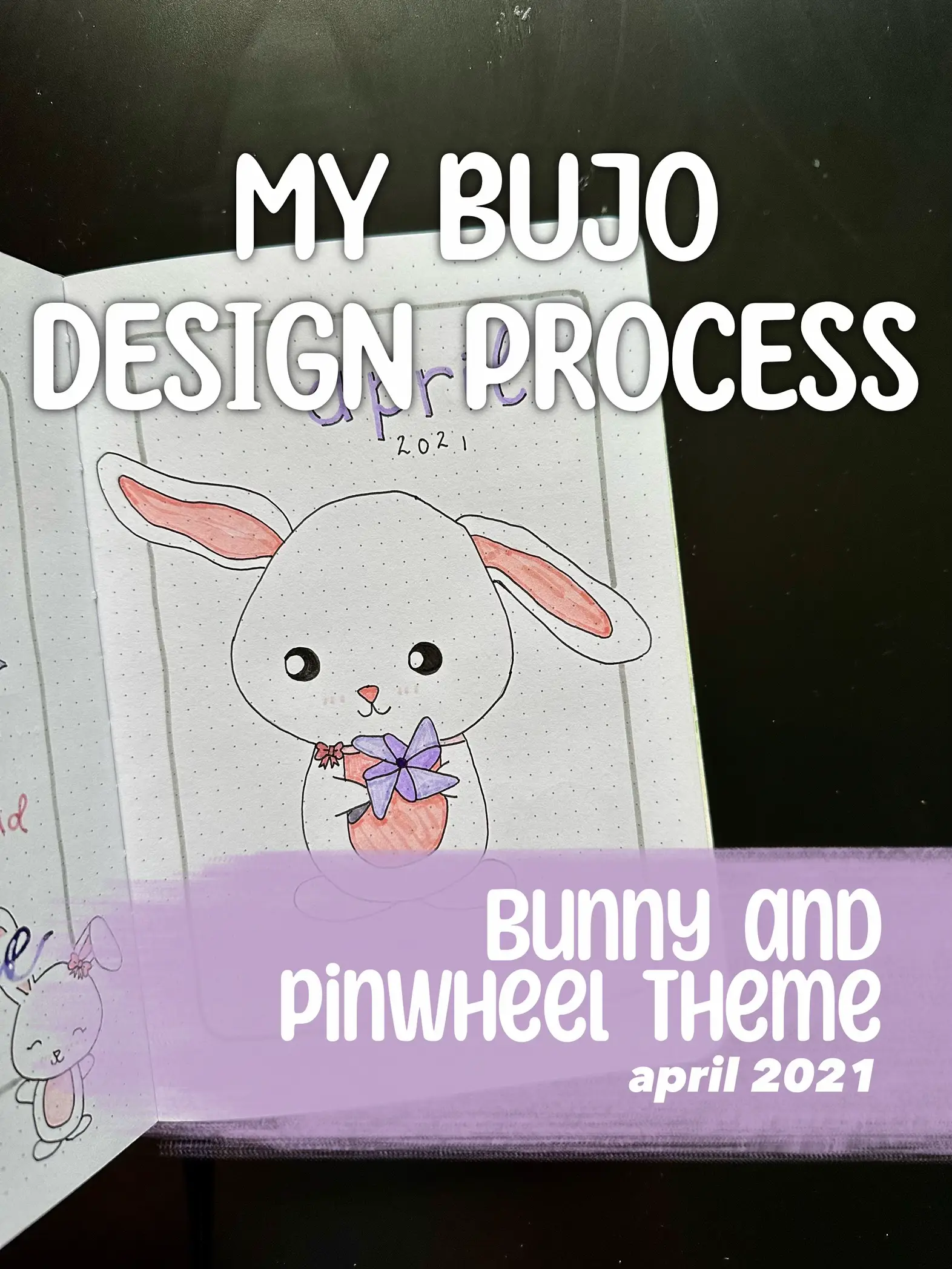bunny and pinwheel bullet journal theme 🐰 | Gallery posted by rebecca ...