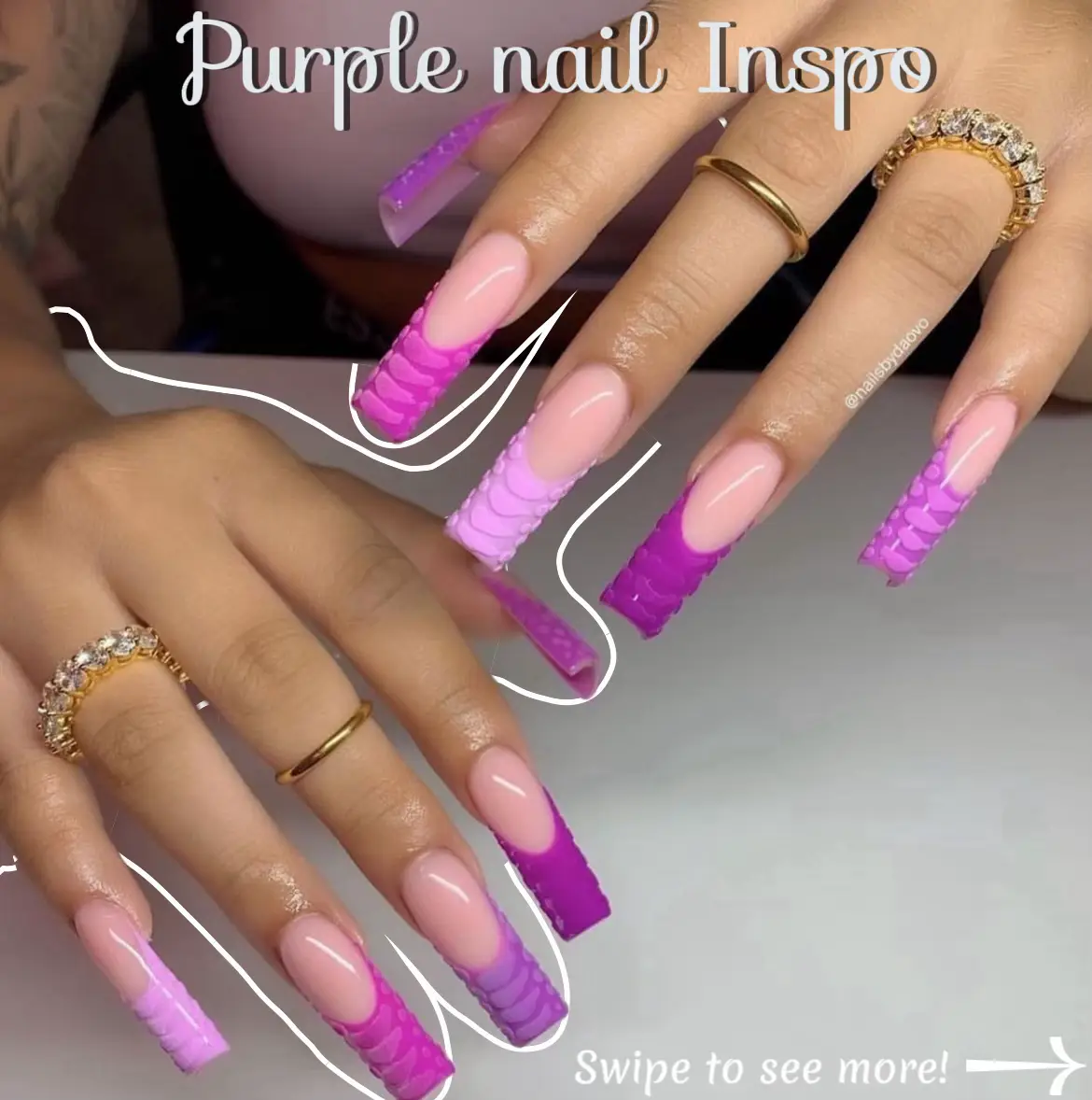 Purple nail Inspo 💅🏽 | Gallery posted by jassss 🎀💕 | Lemon8