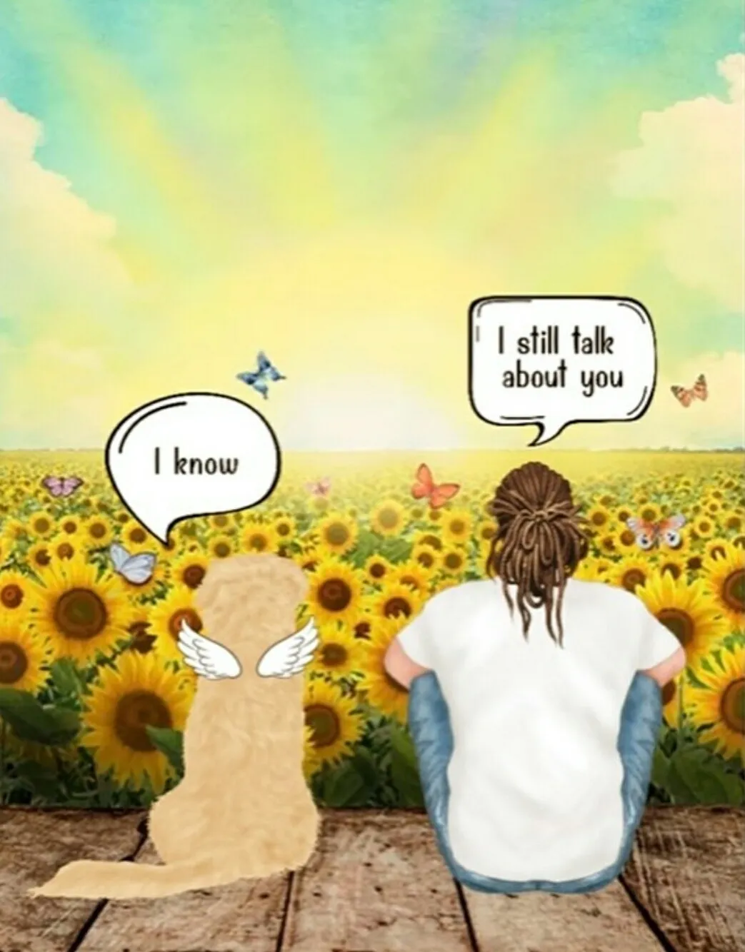 On the Other Side of the Rainbow Bridge 🌈🐾🐾 | Gallery posted by Chic Trends | Lemon8