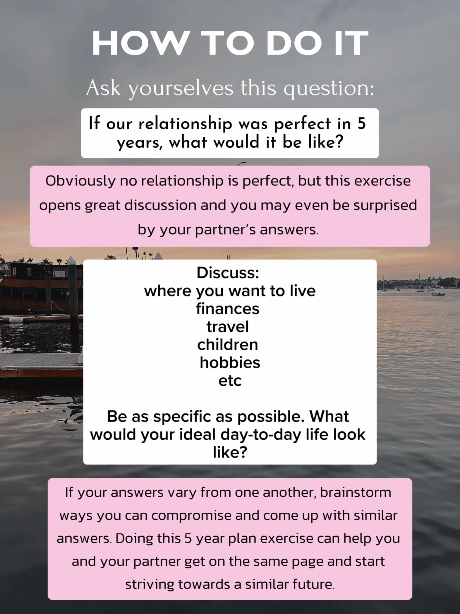 The 5 Year Relationship Plan (must do!) | Gallery posted by Rebekah Joy ...