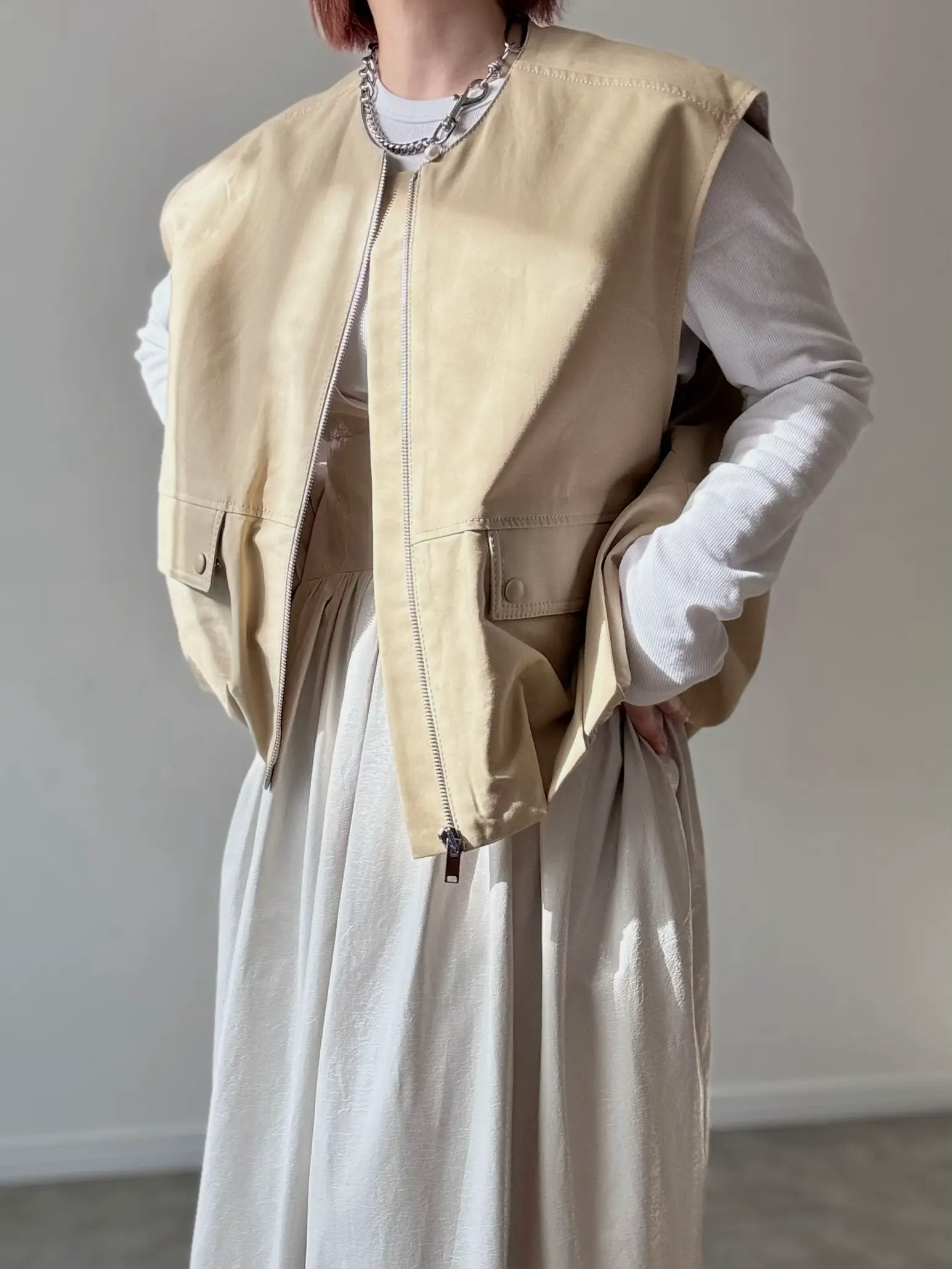 ZARA 】 Now is the time to buy! Trend color vest that can be used in ...