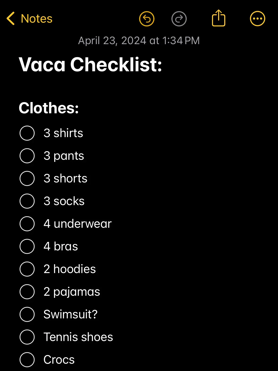 Vaca Checklist for you🫶 🍋🥰🌸🤍 | Gallery posted by Aubrey Vosler | Lemon8