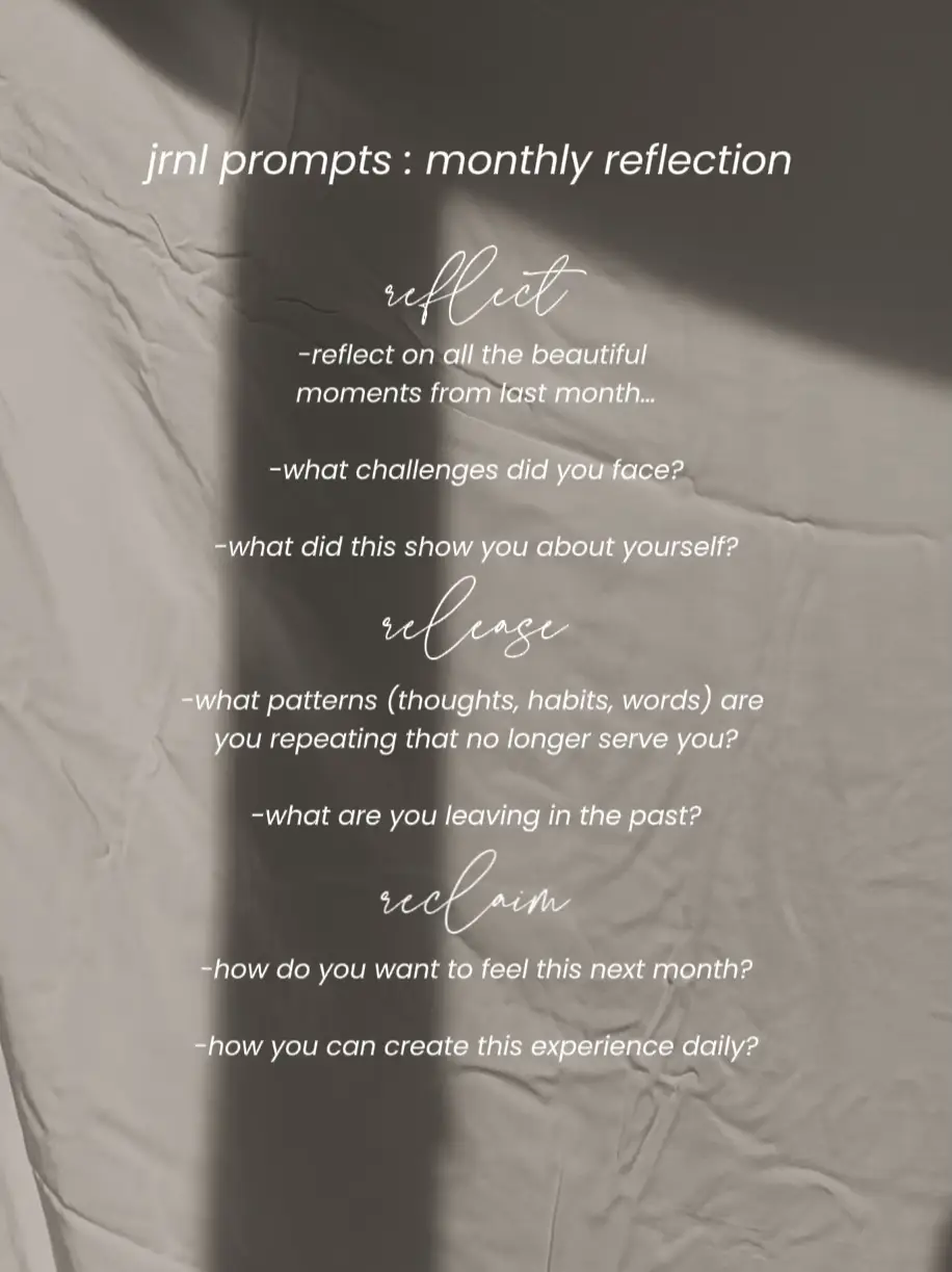 monthly reflections // journal prompts ☁️ | แกลเลอรีที่โพสต์โดย christy ...