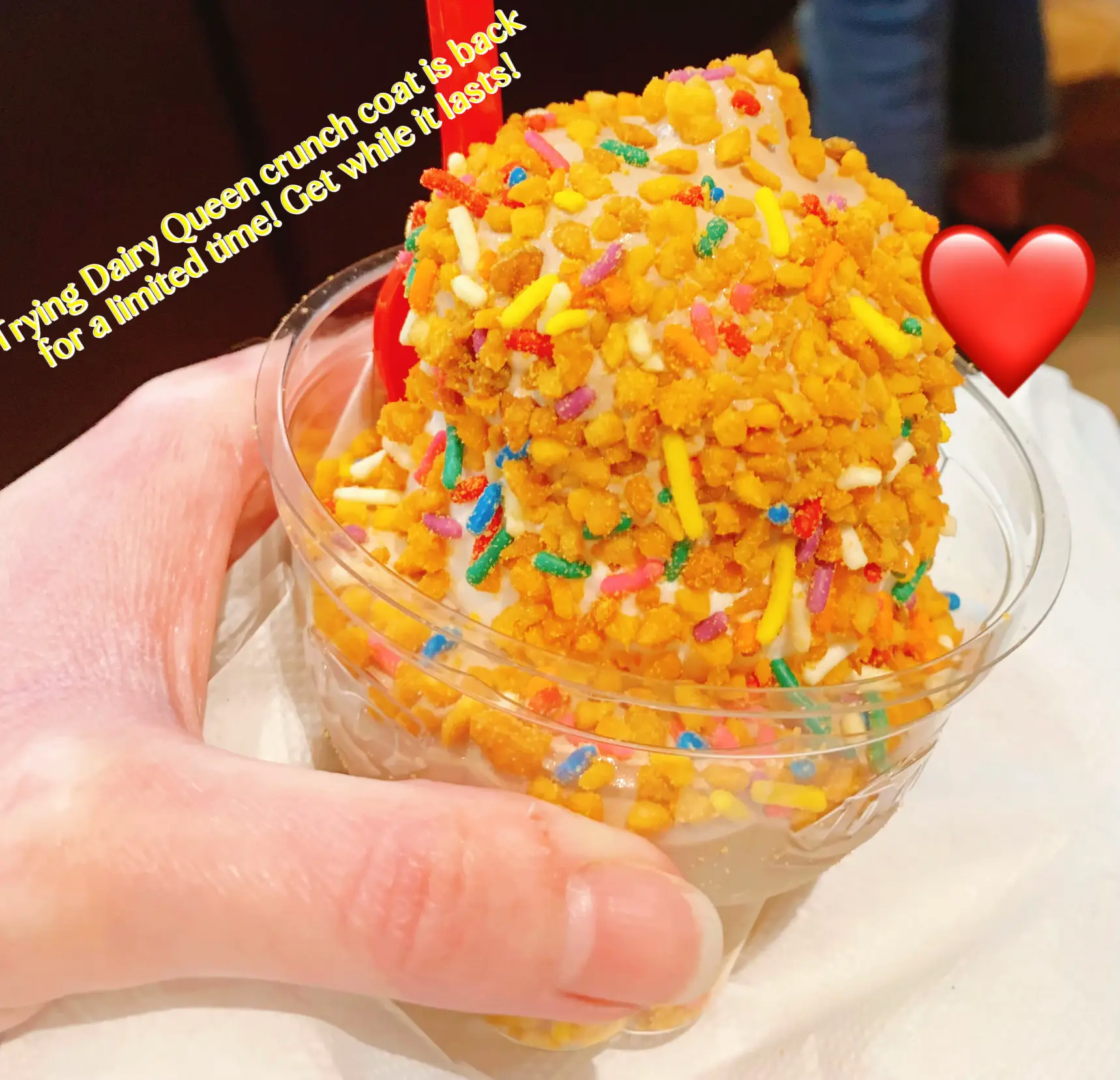 Trying Dairy Queen crunch coat for the first time! | Gallery posted by ...