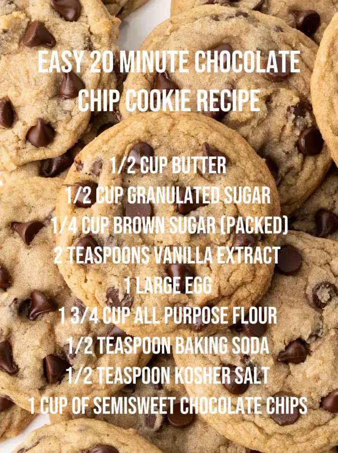 easy 20 minute chocolatechip cookie recipe | Gallery posted by lex | Lemon8