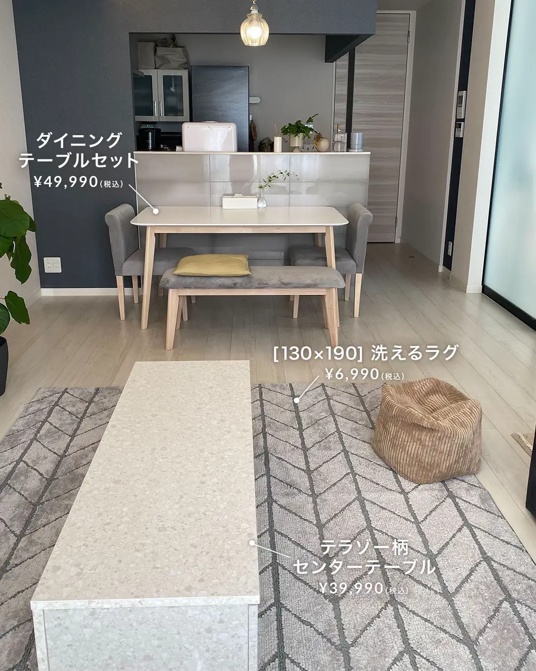 ˗ˏˋROOM TOURˎˊ˗ 15.2畳 3LDK 2人暮らし🐶 | LOWYA(ロウヤ)公式が投稿したフォトブック | Lemon8