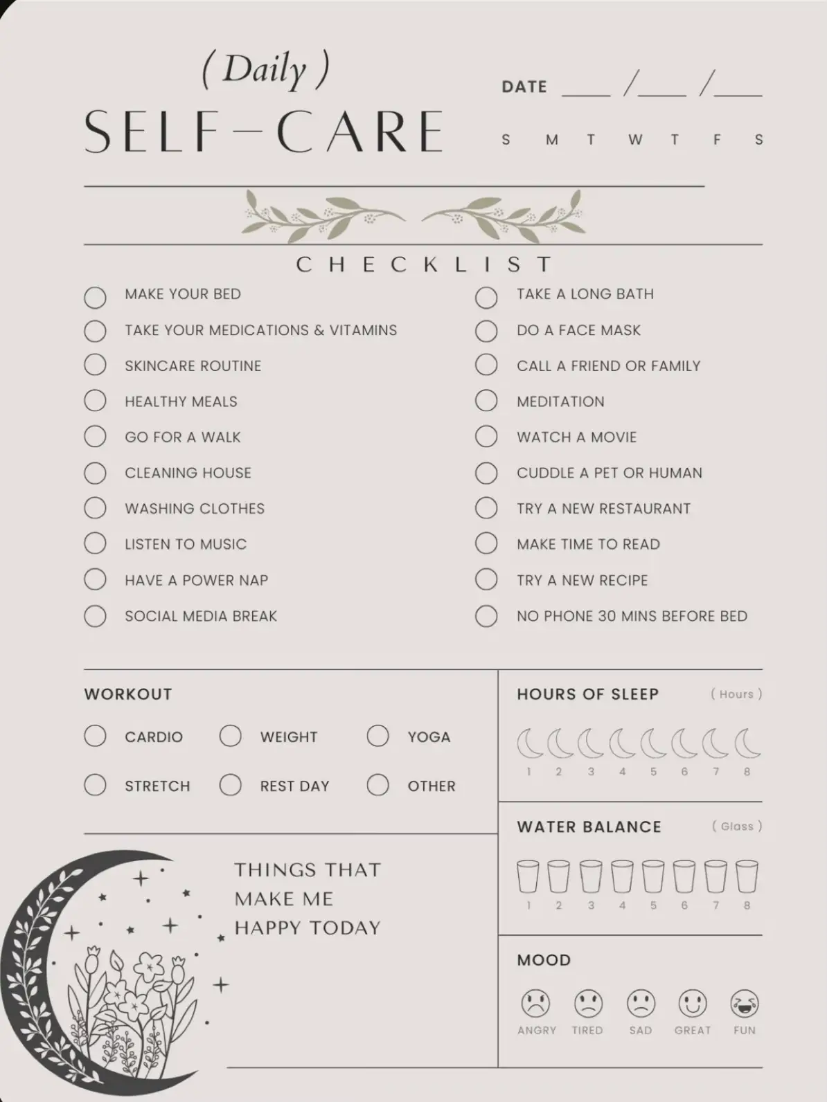 DAILY SELF CARE CHECKLIST Gallery Posted By Payton Haws Lemon8 DAILY SELF CARE CHECKLIST Gallery Posted By Payton Haws Lemon8