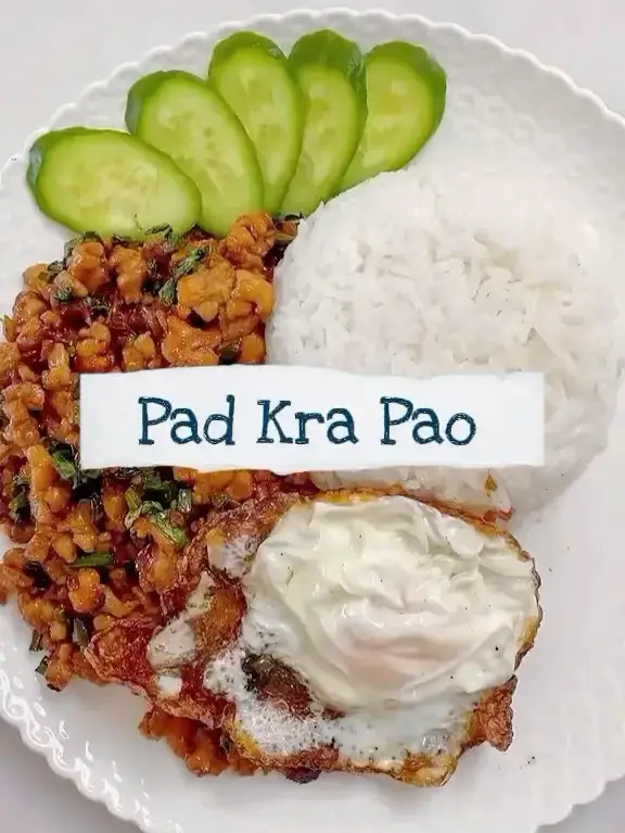 Pad Kra Pao Recipe (Thai chicken & basil stir fry) | Video published by Sikfan Kitchen | Lemon8