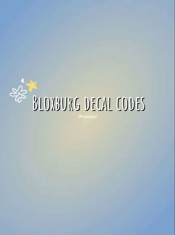 Bloxburg decal codes | Gallery posted by Mary🪩 | Lemon8
