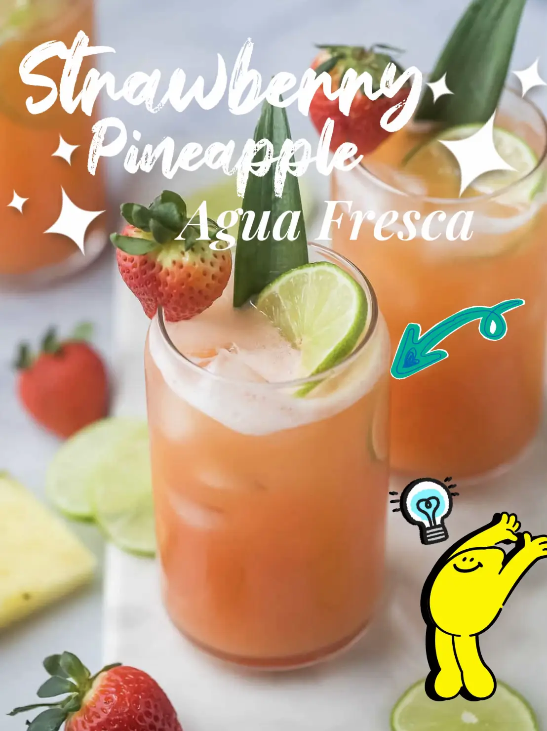 🍓 Strawberry Pineapple 🍍 Augua Fresca Refresher🫶 | Gallery posted by ⭐ ...