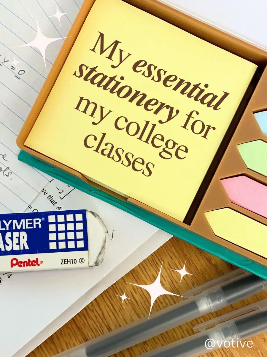 My essential stationery for my college classes ️ | แกลเลอรีที่โพสต์โดย ...