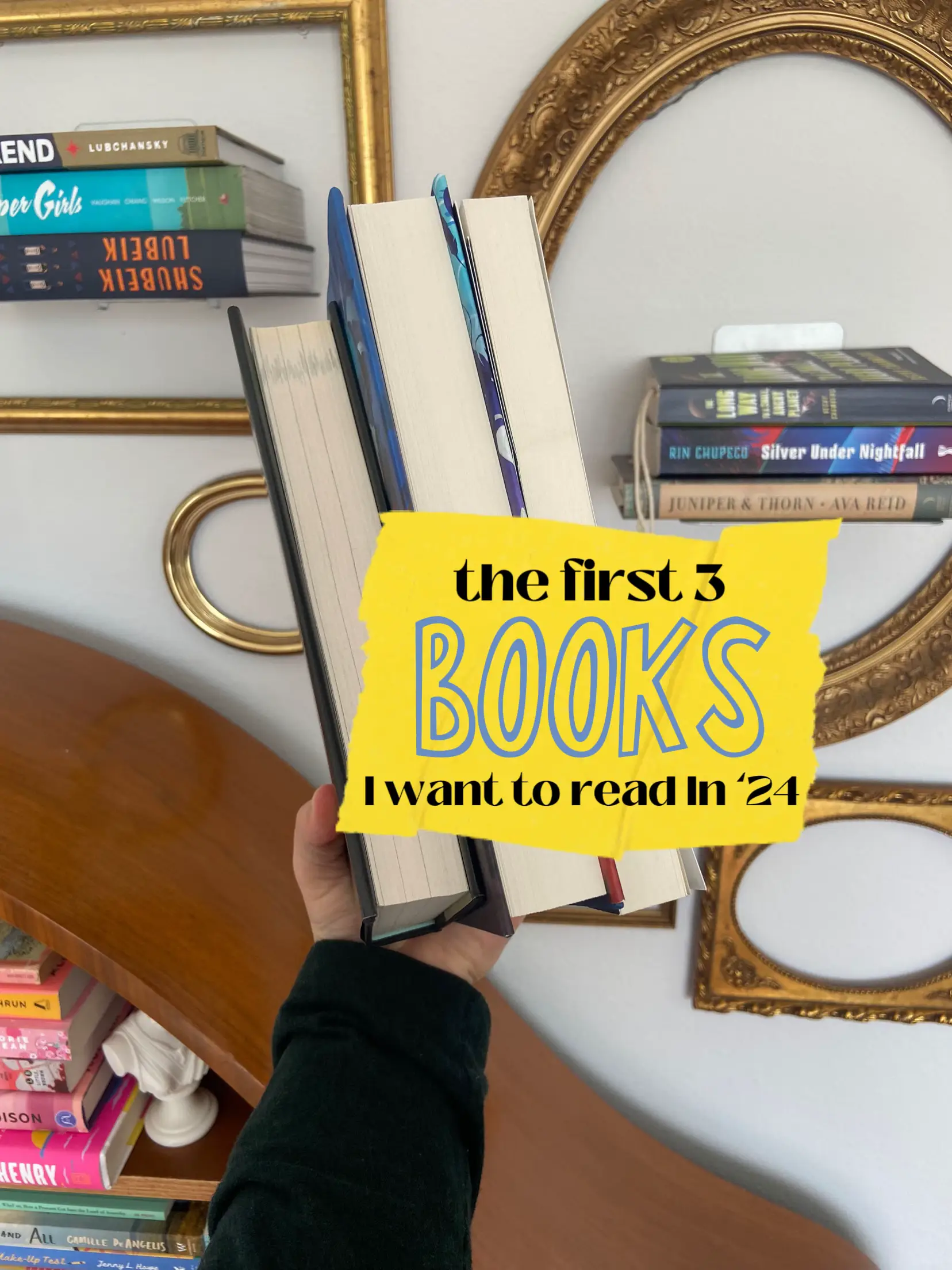 the first 3 books I want to read in 2024 | Gallery posted by ...