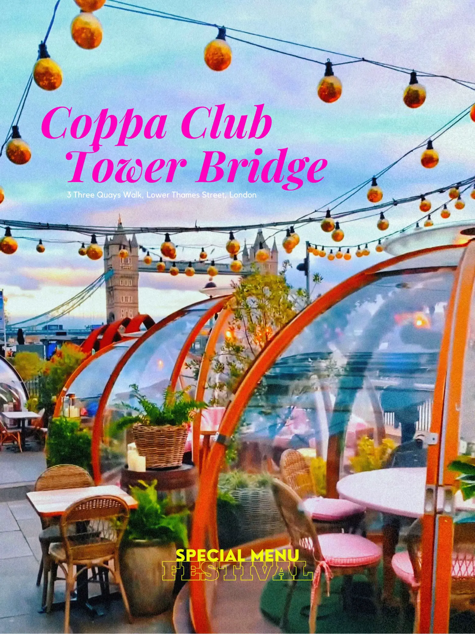 🍽️ Coppa Club: A Taste of London Charm 🍋 | Video published by Trip.com ...