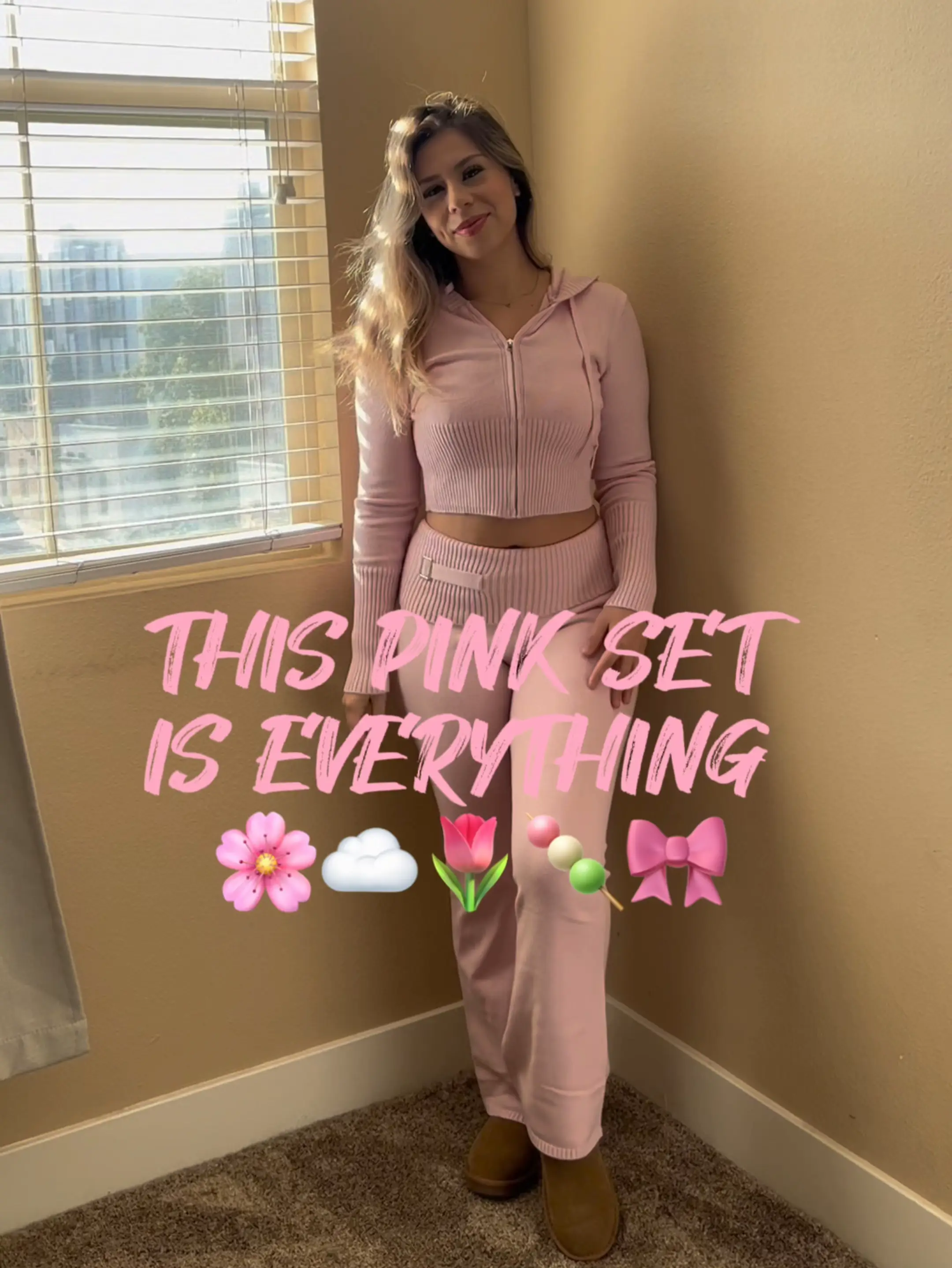 comfy pink set 🌸🎀 | Video published by leisy | Lemon8