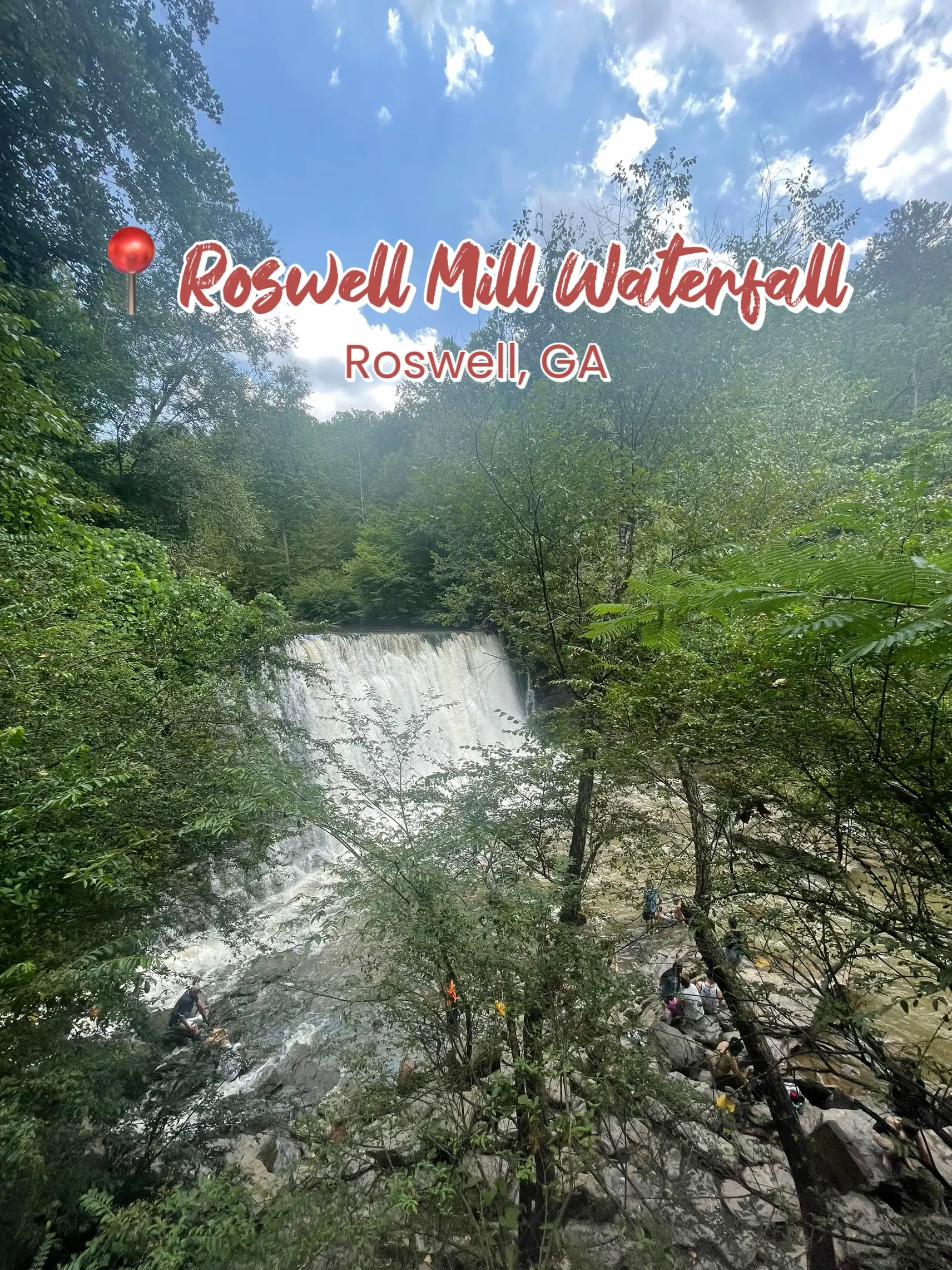 📍Roswell Mill Waterfall | trailsandtapが投稿したフォトブック | Lemon8