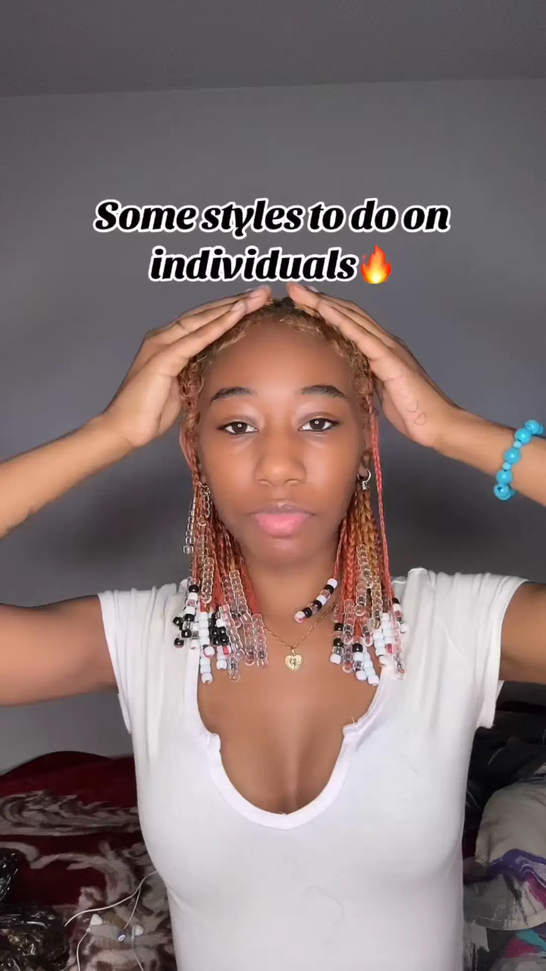 Styles for mini braids ️ | Video published by paradise | Lemon8