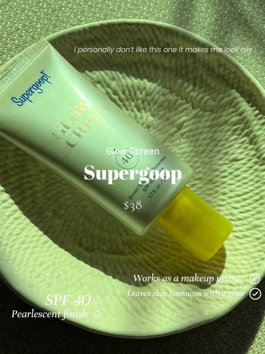 Unseen vs Glow Screen Supergoop | Gallery posted by Isabella | Lemon8