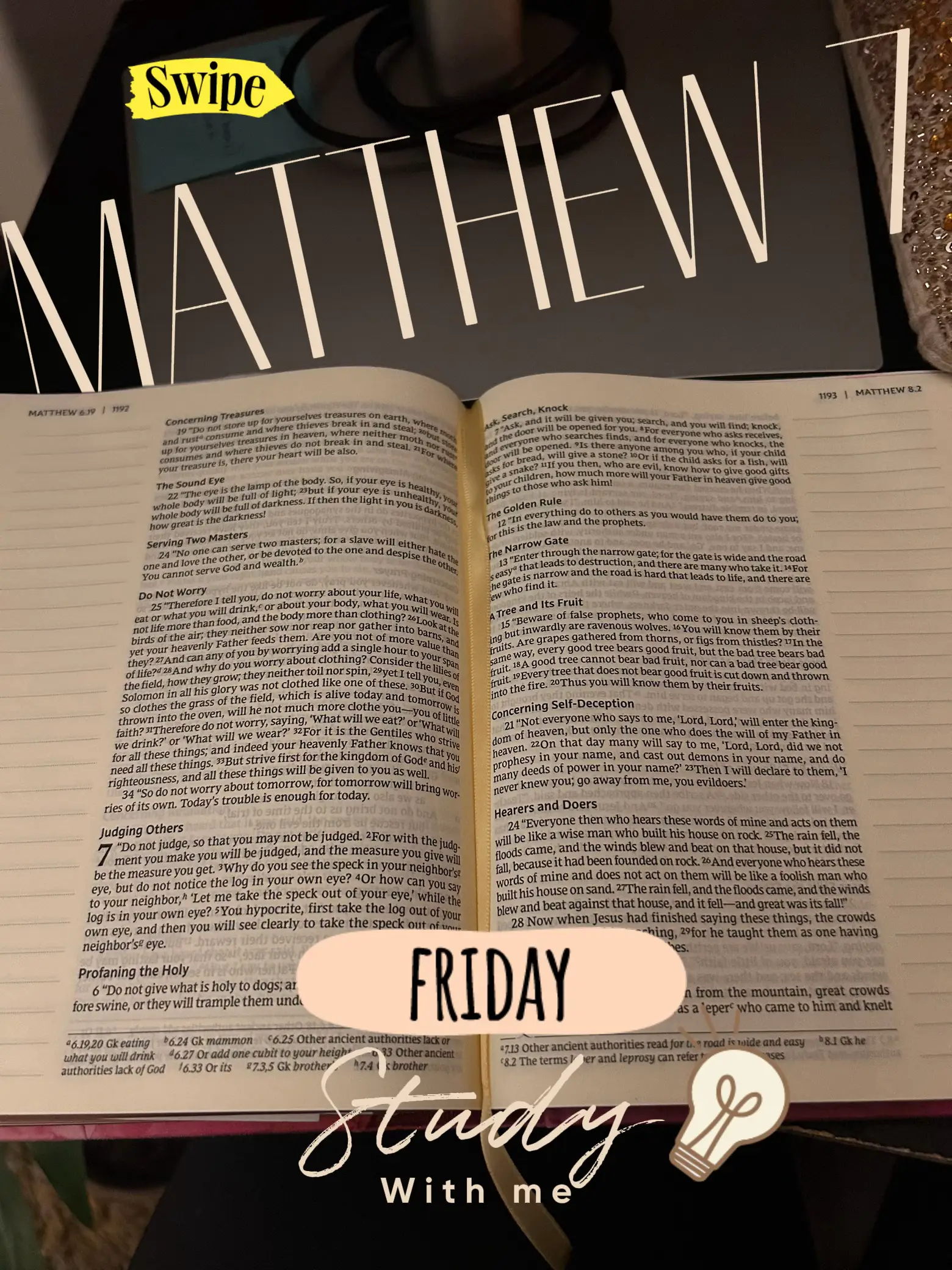 MATTHEW 7 - Bible Study with me! | Gallery posted by alexis 📖📚 | Lemon8