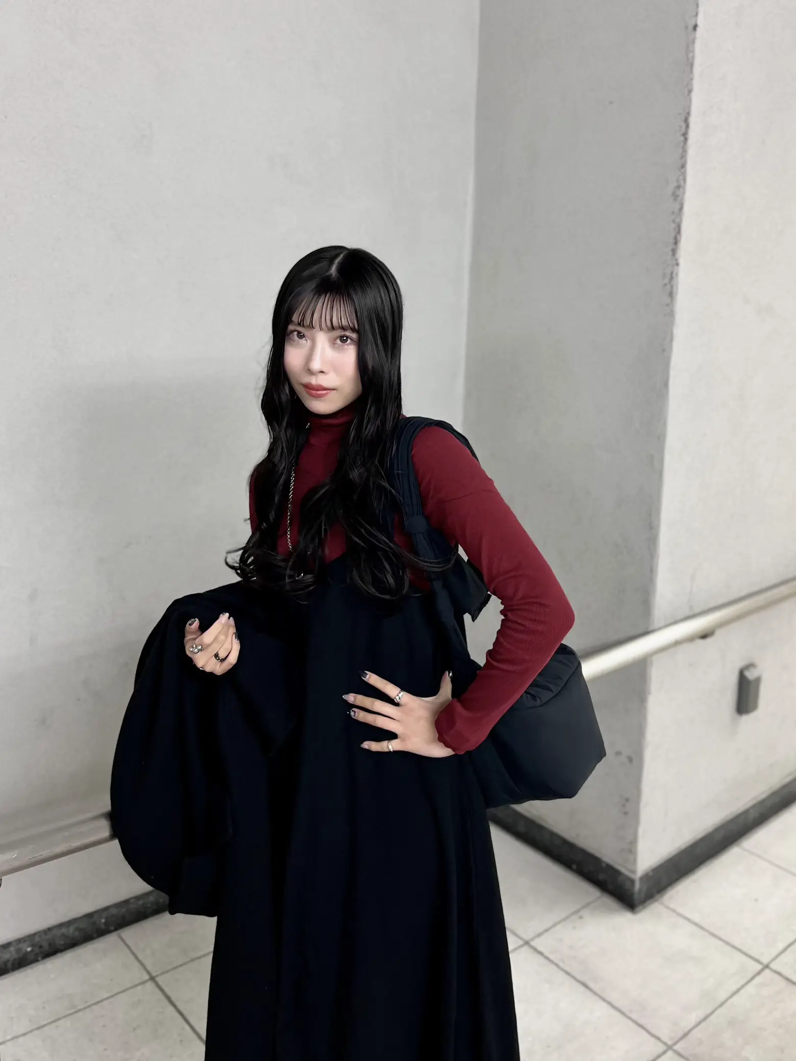 【GU】 990 เยน ทำด้วยเต่าแดง ฤดูหนาว สวมใส่ง่าย การประสานงานบาง ๆ🥀🍴 | แกลเลอรีที่โพสต์โดย MONAMI ...